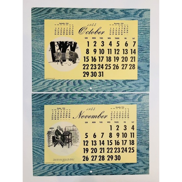 Art | 4 Vintage Pinup 1944 Esquire Calendar Pages Prints By Vargas ...